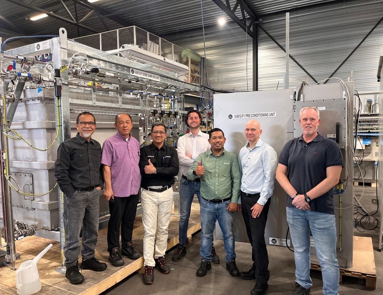 Achievement in Waterseal (Dome) LNG Sampling System - 360KAS - Analyser ...